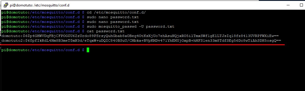Configurar password en mqtt - domotuto